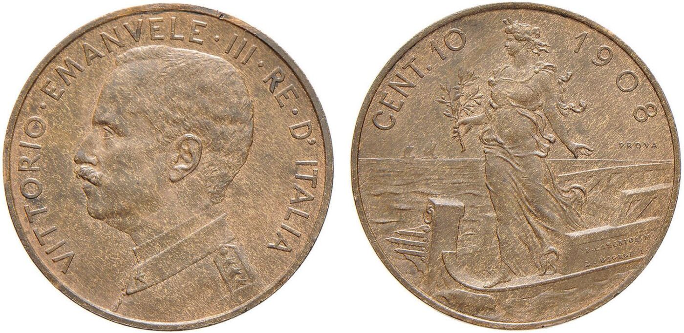Oltre 130000 euro, per questa versione dei 10 centesimi di lire ...